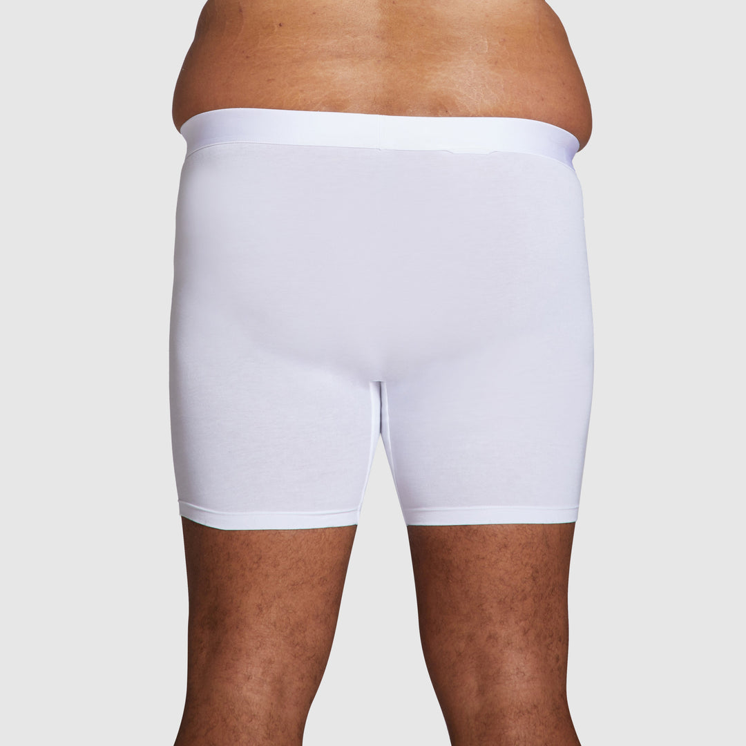 Most Comfortable White Boxer Briefs for Men Modern Fit | ALPHX.com
