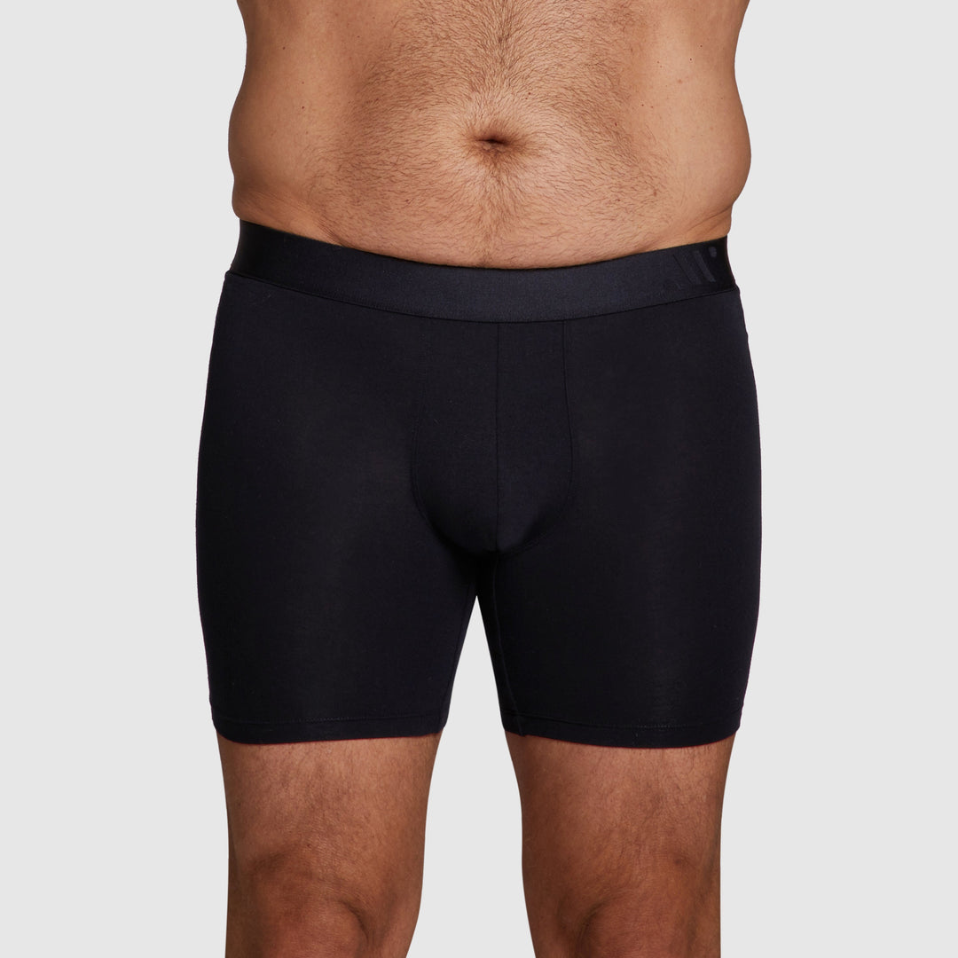 Most Comfortable Black Boxer Briefs for Men Modern Fit | ALPHX.com